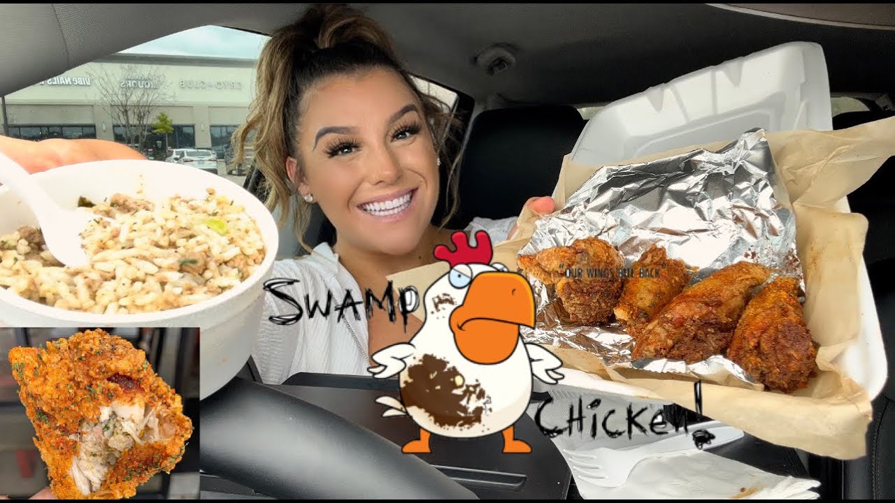 EATING SWAMP CHICKEN FOR THE FIRST TIME ...(Kinda Nervous)😬🥴 - YouTube