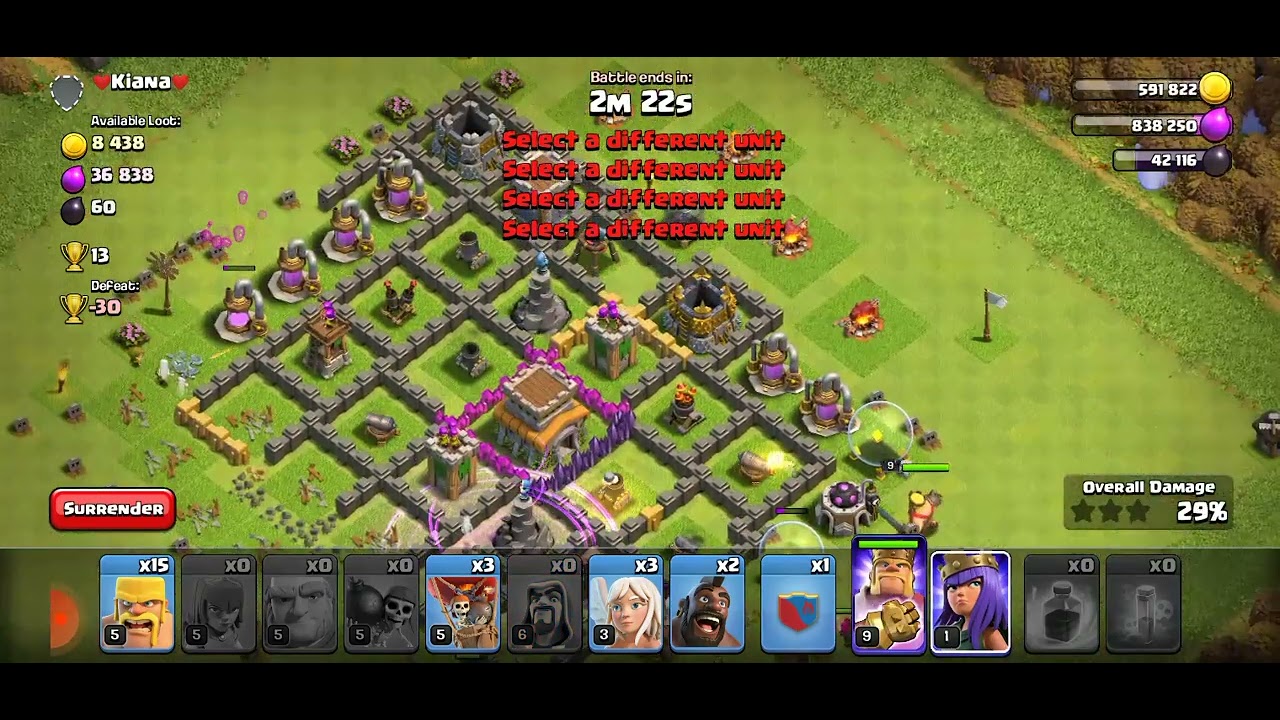 Easy strategy to win 3 stars in Multiplayer Battles in CoC # ...