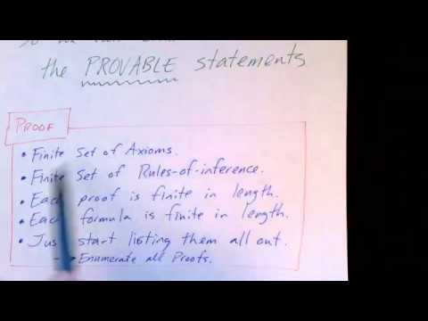 Lecture 57/65: Godel's Incompleteness Theorem - YouTube