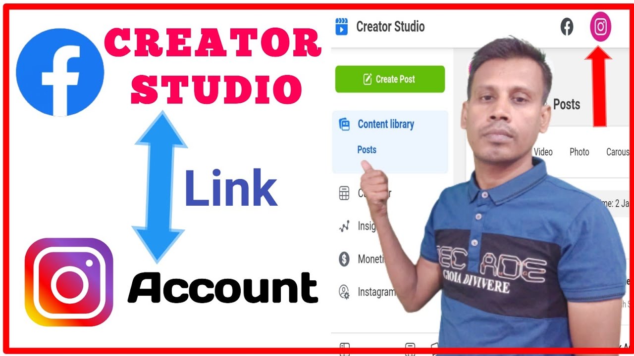 How To Add Instagram To Meta Creator Studio | Facebook Cretor Studio ...