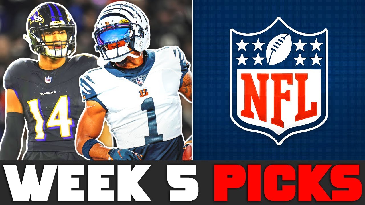 NFL WEEK 5 PICKS 2024 - YouTube