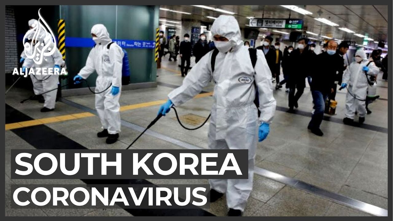 South Korea coronavirus cases spike after slowdown - YouTube