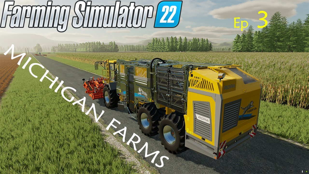 farming Simulator 22 fs22 timelapse michigan Farms Ep #3 fs22 Mods ...
