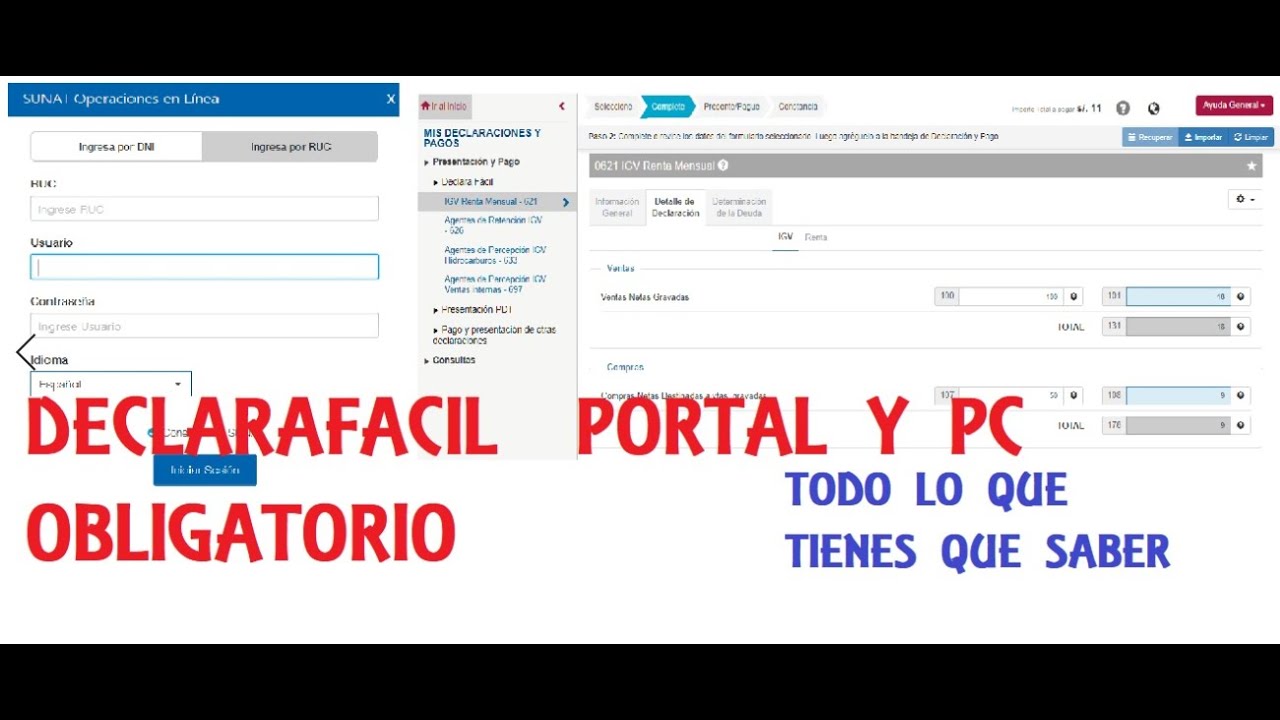 Nueva Plataforma Declaración Mensual Sunat 2019 Portal Y Pc Todo Lo