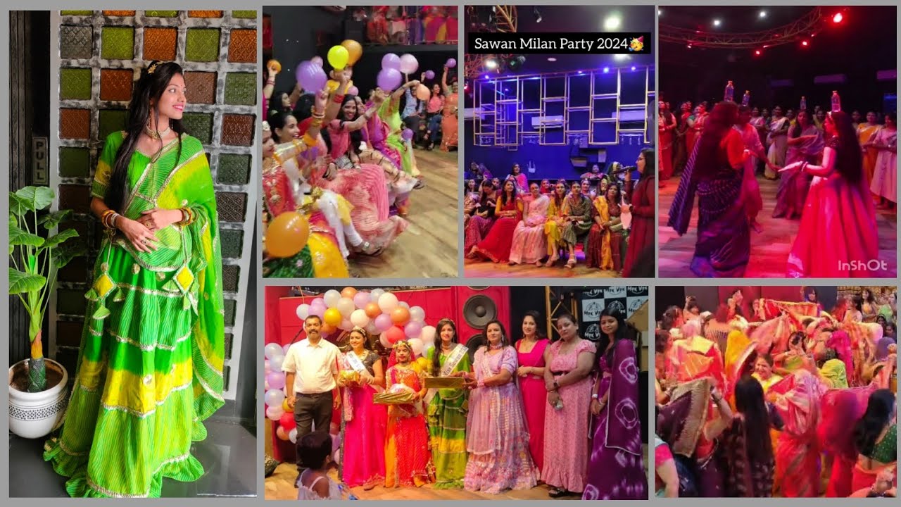 Sawan Milan Party | Sawan utsav | Games | Ramp walk | Dj party | - YouTube