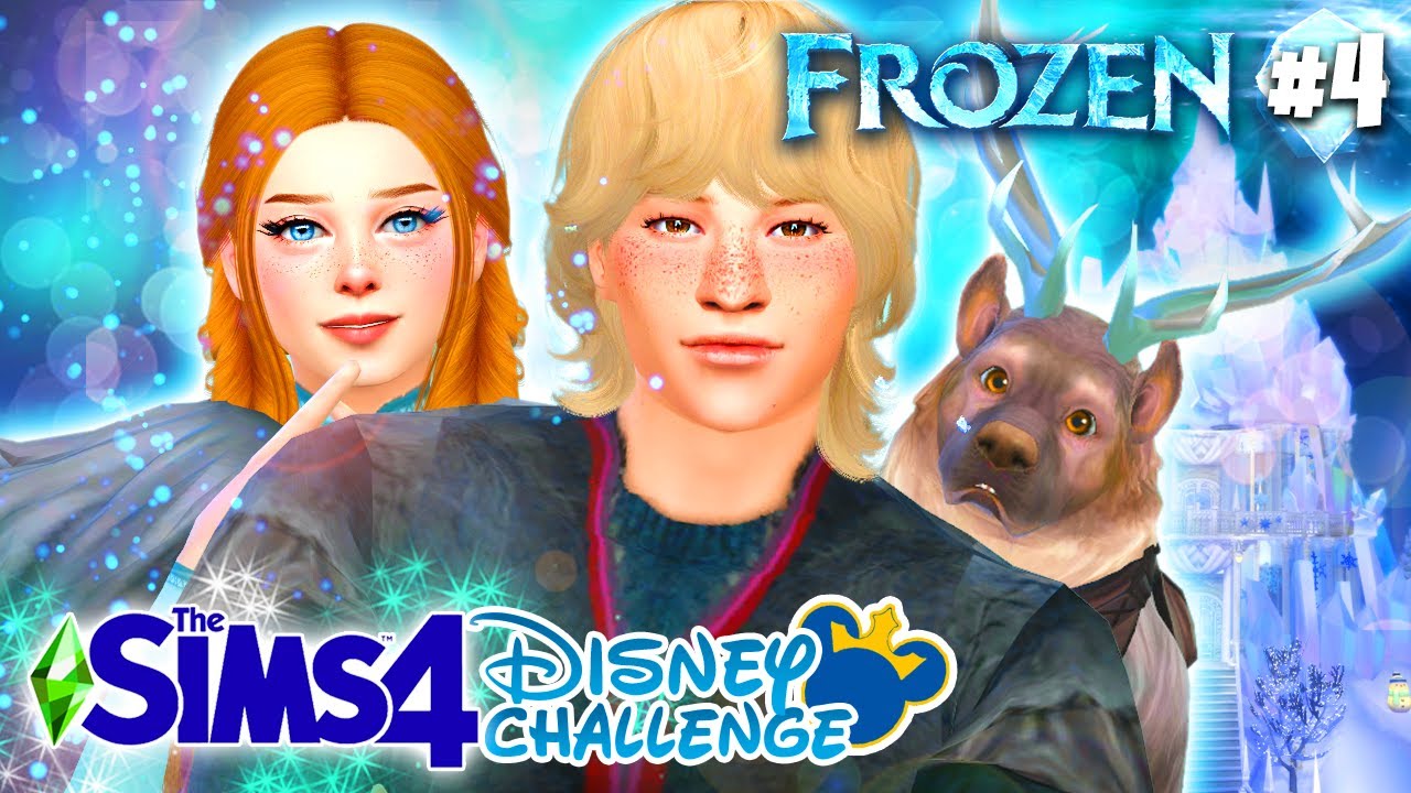 FROZEN DISNEY PRINCESS CHALLENGE! 👑 - ANNA meets KRISTOFF & SVEN! #4 ...
