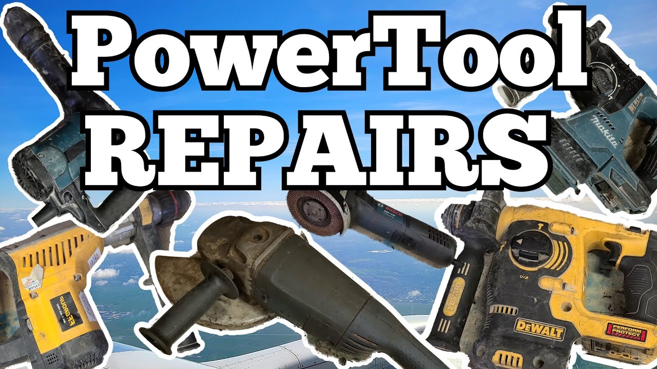 Repairing Customers broken Power Tools - YouTube