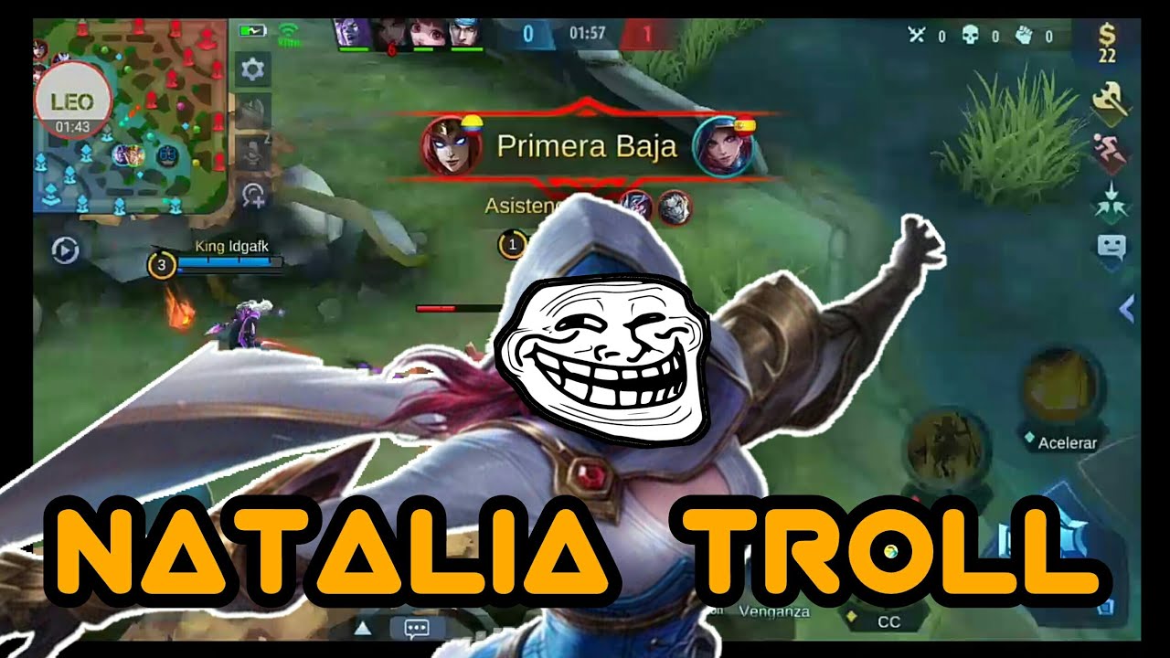 NATALIA TROLL 😤 - Mobile Legends - Leo - YouTube