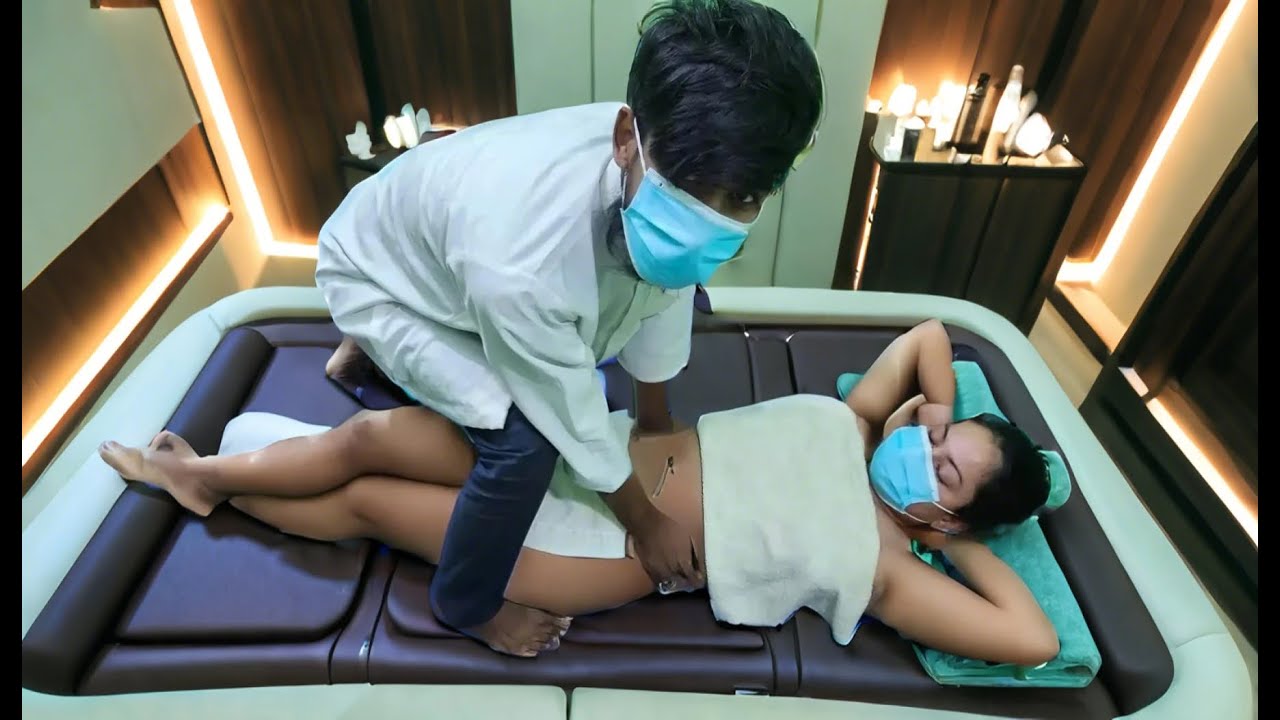 ASMR Massage techniques Japanese Massage hot oil Full Body Pijat Jepang ASMR Therapy Japan - YouTube