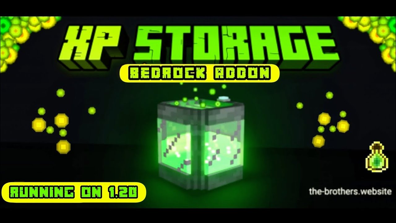 👉🏼XP STORAGE ADDON😱 for #minecraft PE 1.20 - 1.19 #addons - YouTube