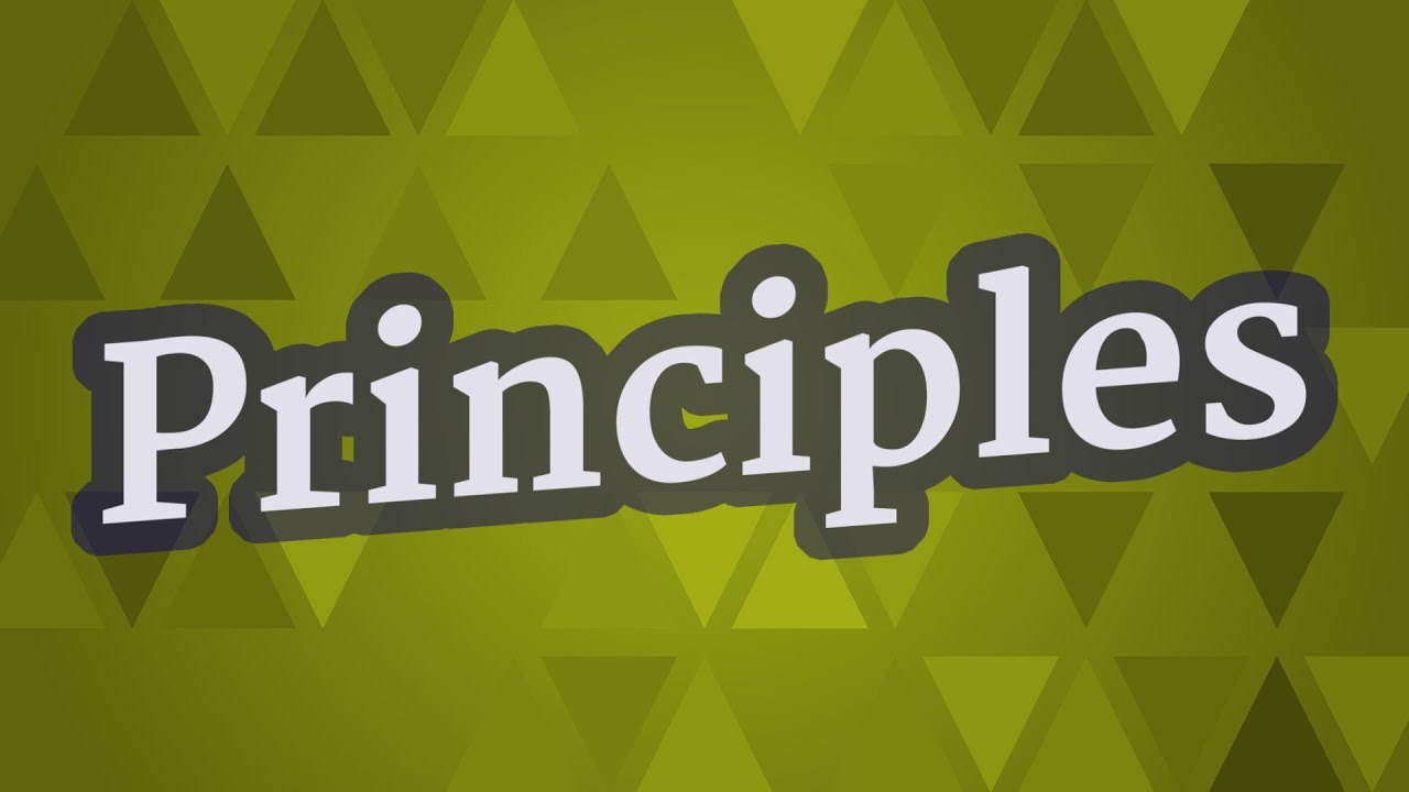PRINCIPLES pronunciation • How to pronounce PRINCIPLES - YouTube