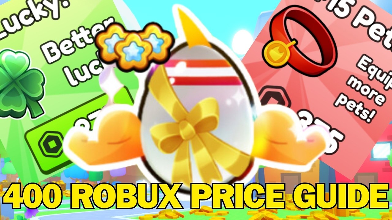 The Best Thing To Buy With 400 Robux In Pet sim 99 - YouTube