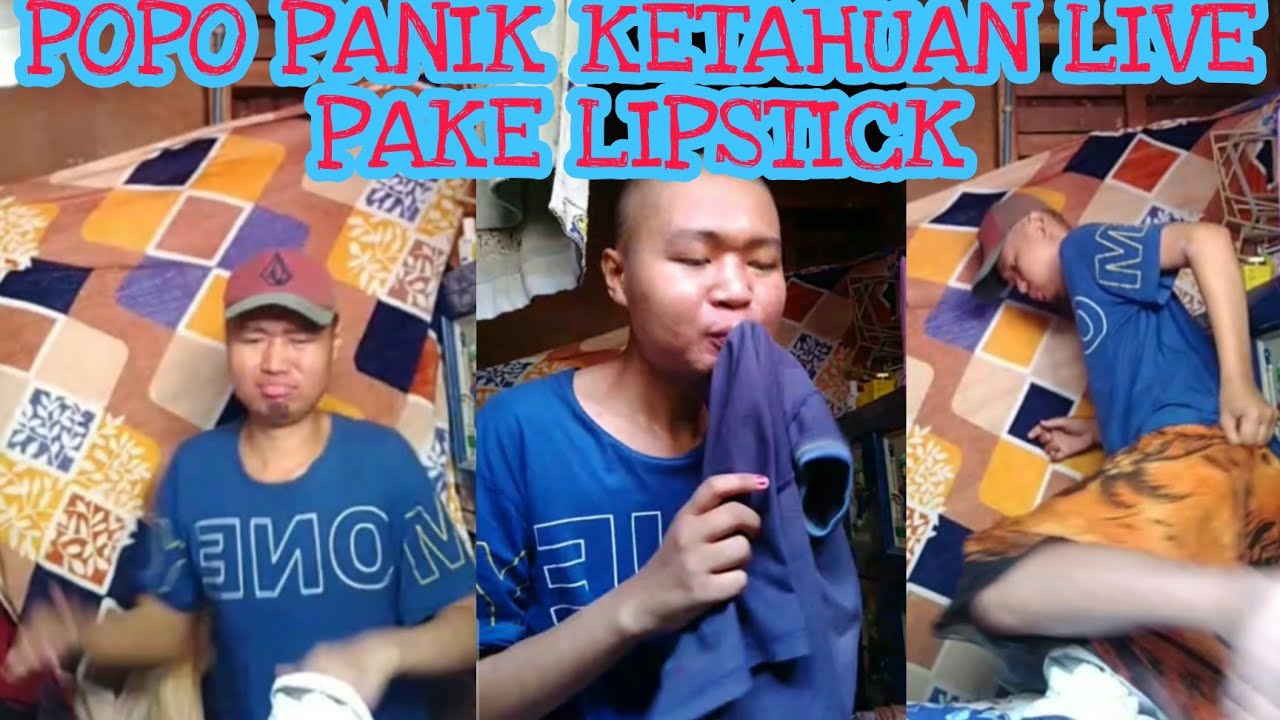 POPO KETAHUAN MAK NYA WAKTU LIVE AUTO PANIK - YouTube