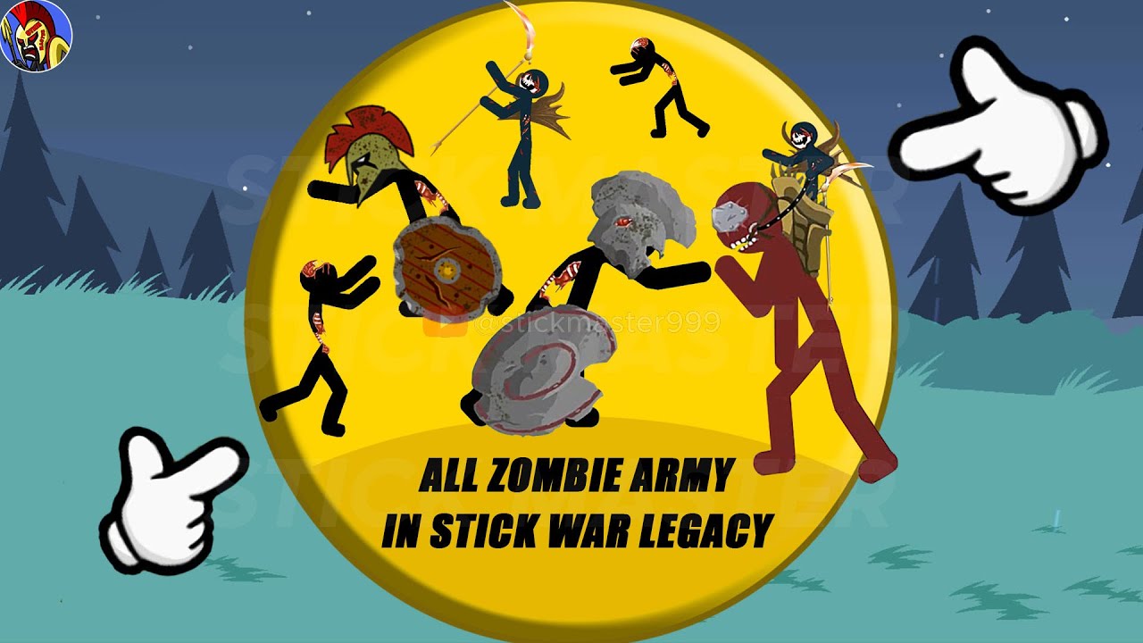 ALL ZOMBIE ARMY IN STICK WAR LEGACY MAX UPGRADE VS FINAL BOSS | STICK ...