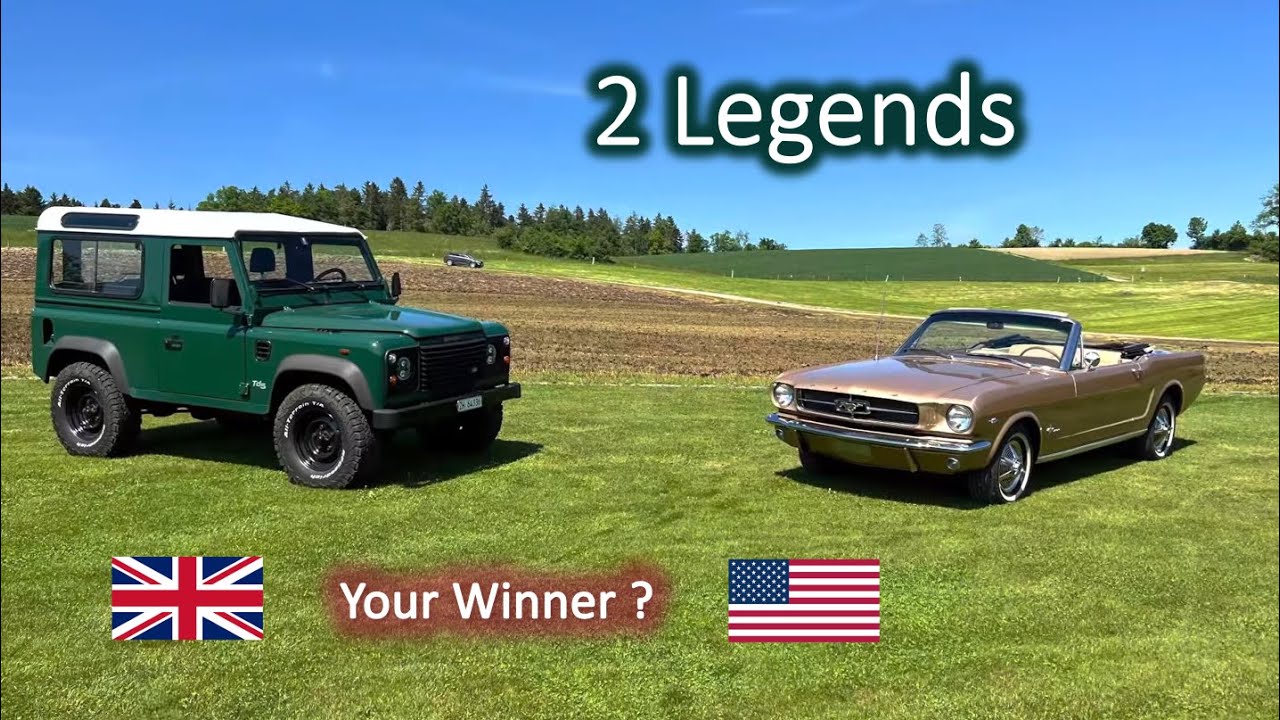 Ford Mustang vs Land Rover Defender 🚗🔥 Which Icon Wins? US vs UK ...