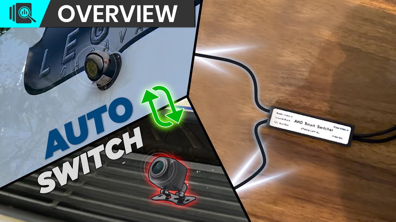 Using 2 to 1 Auto Camera Switcher on T Series for Caravan Camera with 4 ...