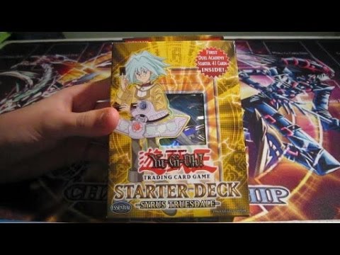 YuGiOh Syrus Truestale Deck Opening! - YouTube