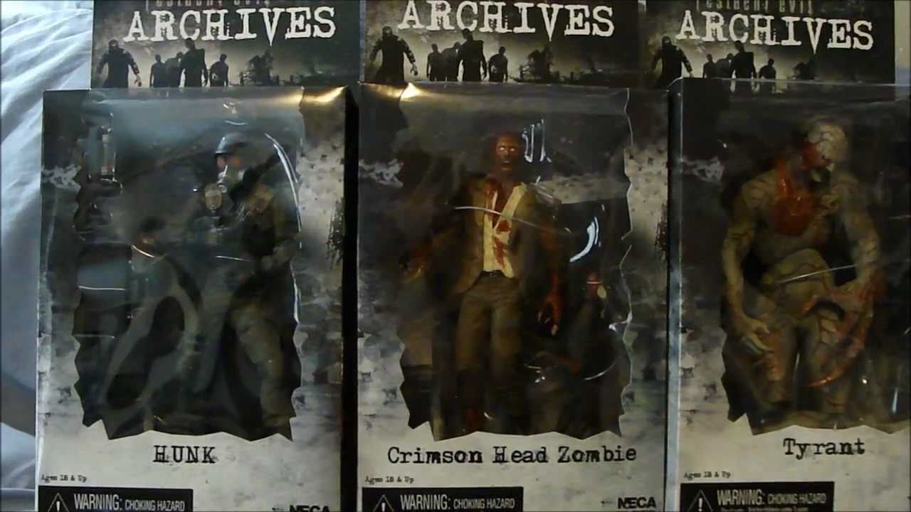 NECA Resident Evil Archives - Series 3 Figures - YouTube