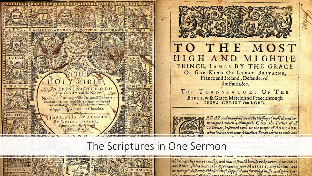 The Scriptures in One Sermon - YouTube