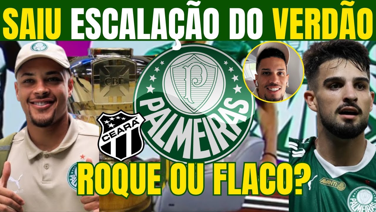 DIA DE PALMEIRAS NA COPA DO BRASIL! ÚLTIMAS NOTÍCIAS DO VERDÃO PARA CONFRONTO DE LOGO MAIS ...