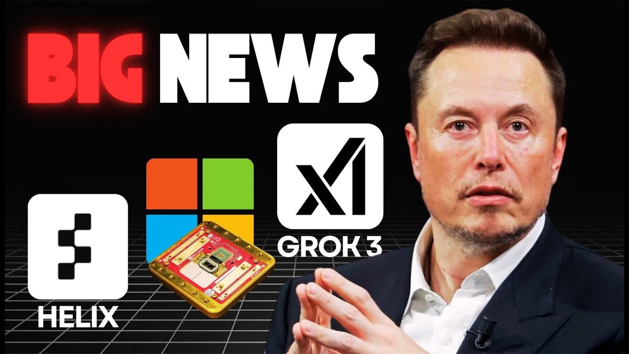 MAJOR Tech Revolutions in JUST One Week: Grok 3 AI, Microsoft's Quantum ...