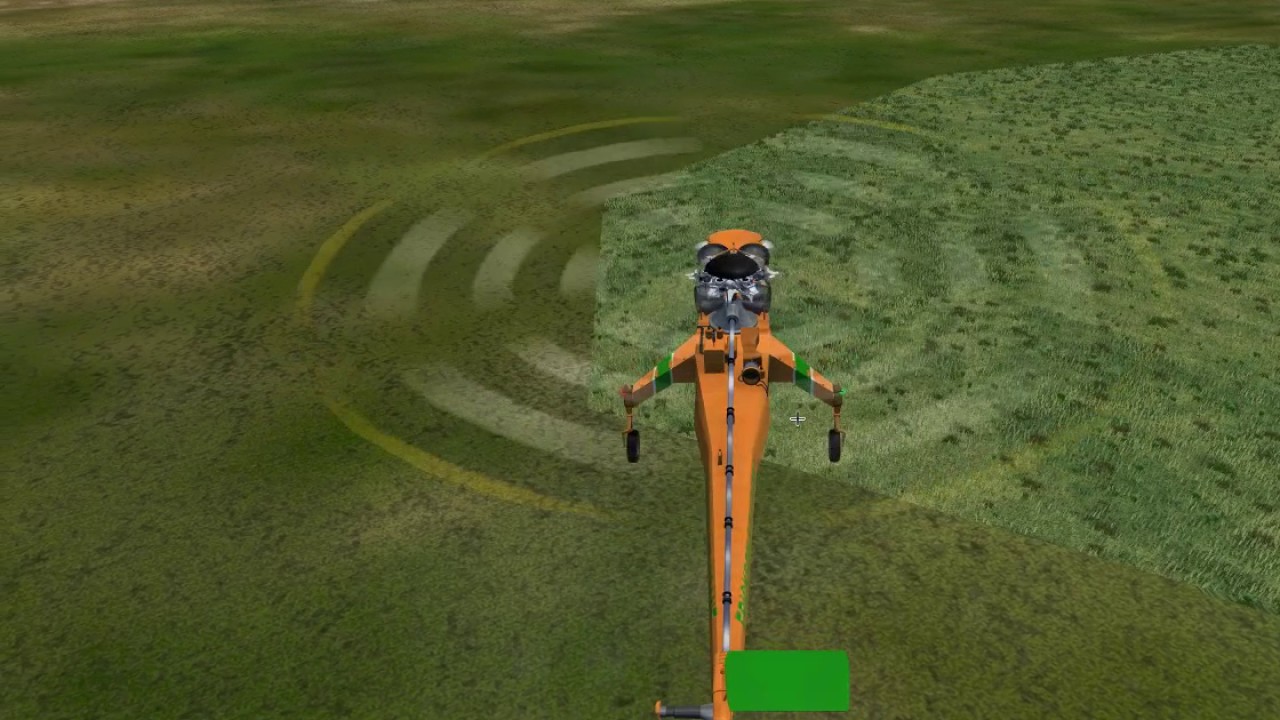 FlightGear Rotor Wash Effects - YouTube