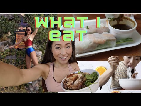 18% Body Fat What I Eat During A Weekend + My Workouts // Bikini Fitness Girl Weekend Vlog in LA