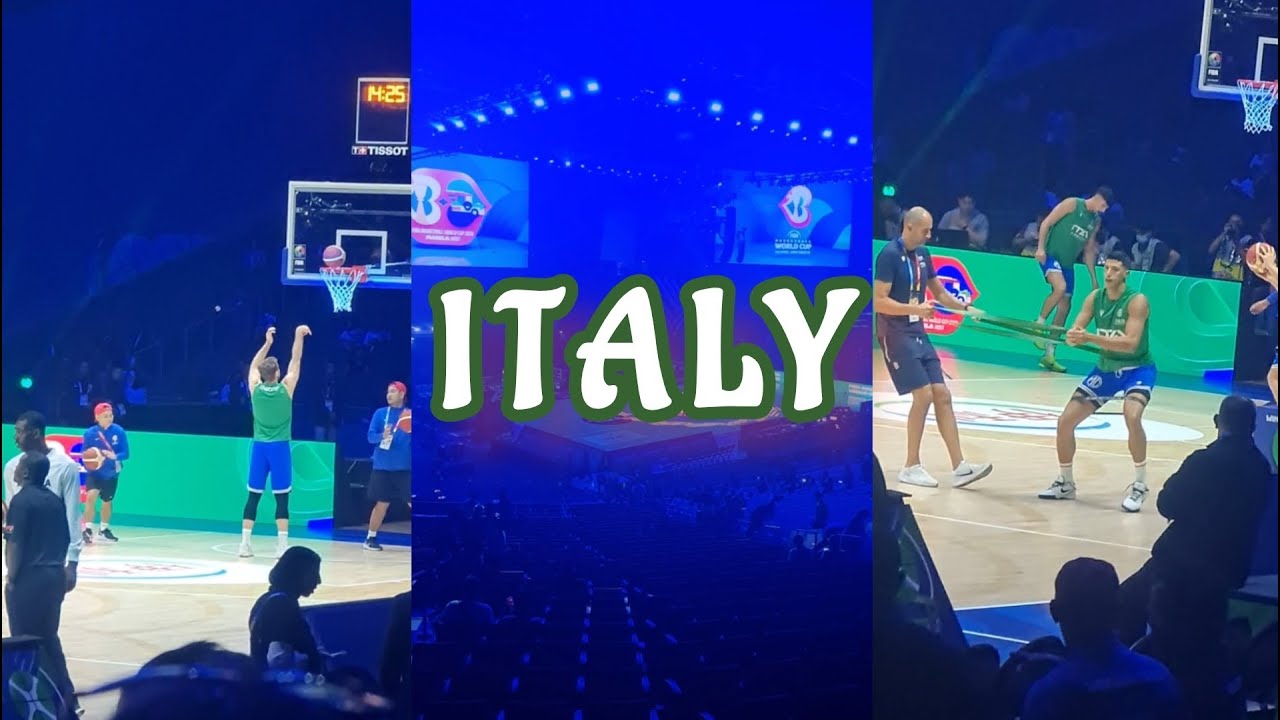 Team Italy's Warm up Exercises | ANGOLA vs ITALY - YouTube