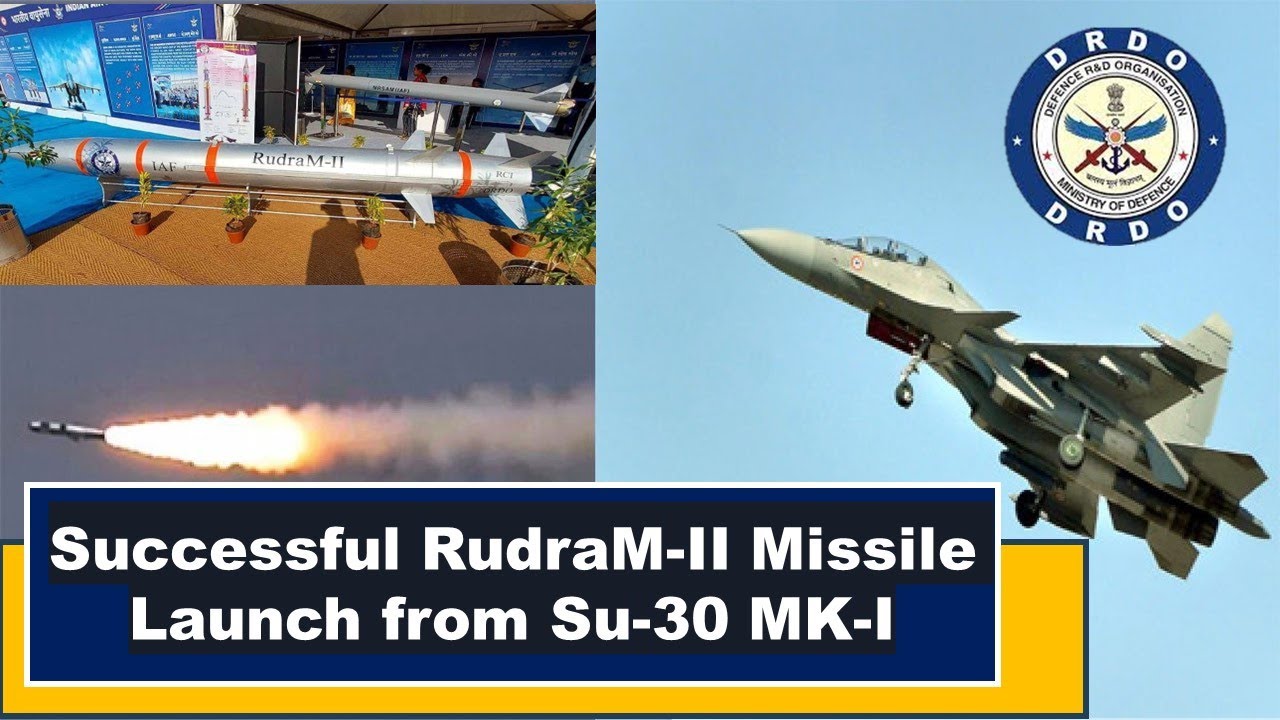 Incredible Footage of RudraM-II Missile Test on Su-30 MK-I - YouTube