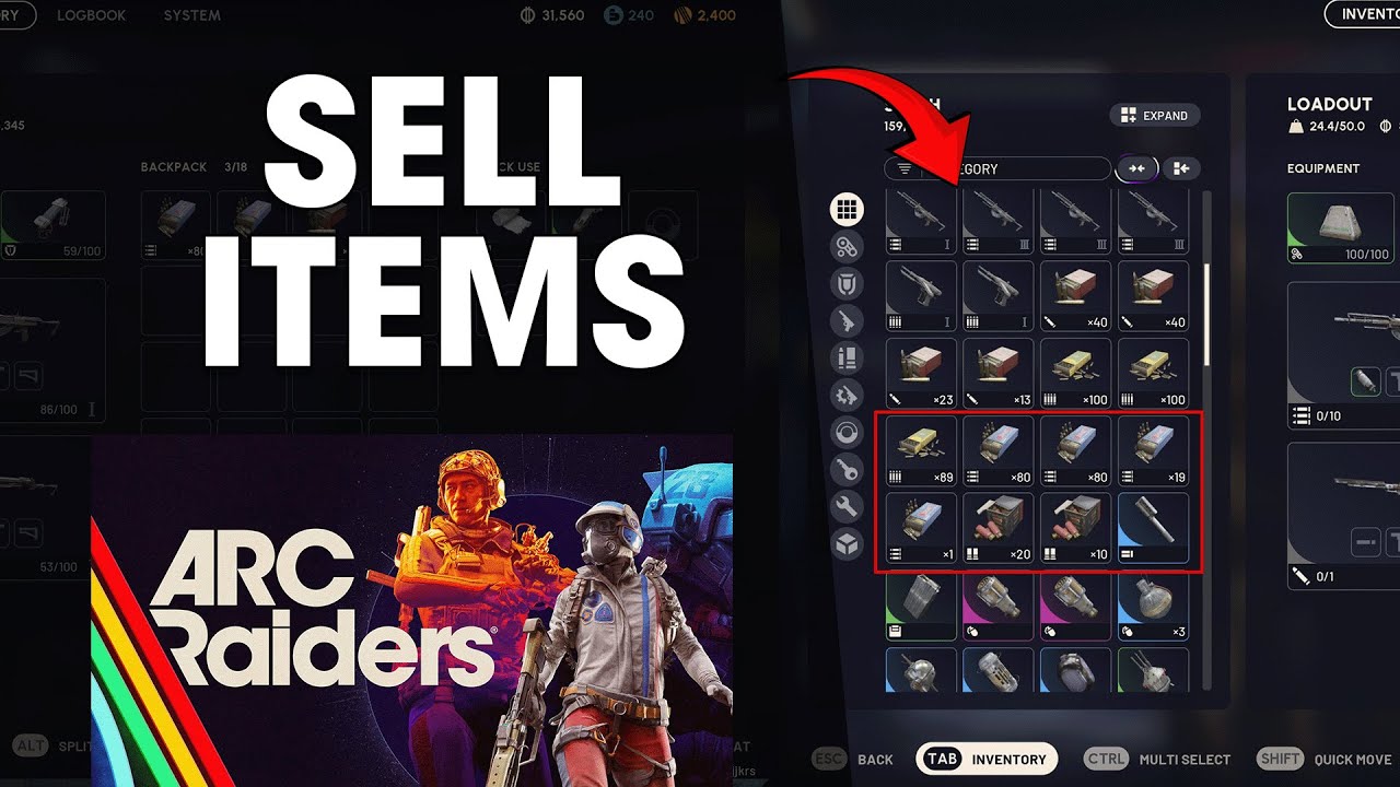 Arc Raiders - How To Sell Items (Easy Guide) - YouTube