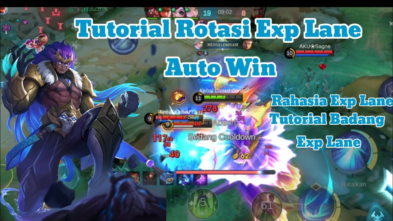 Tips Exp Lane Hero Build Dan Rotasi Paling Efektif! Rahasia Exp Laner ...