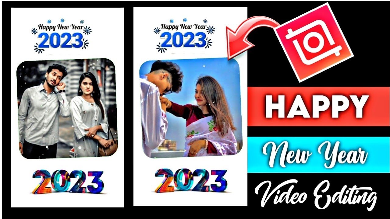 Happy New Year Video Editing In Inshot | New year Status Editing | Mr ...