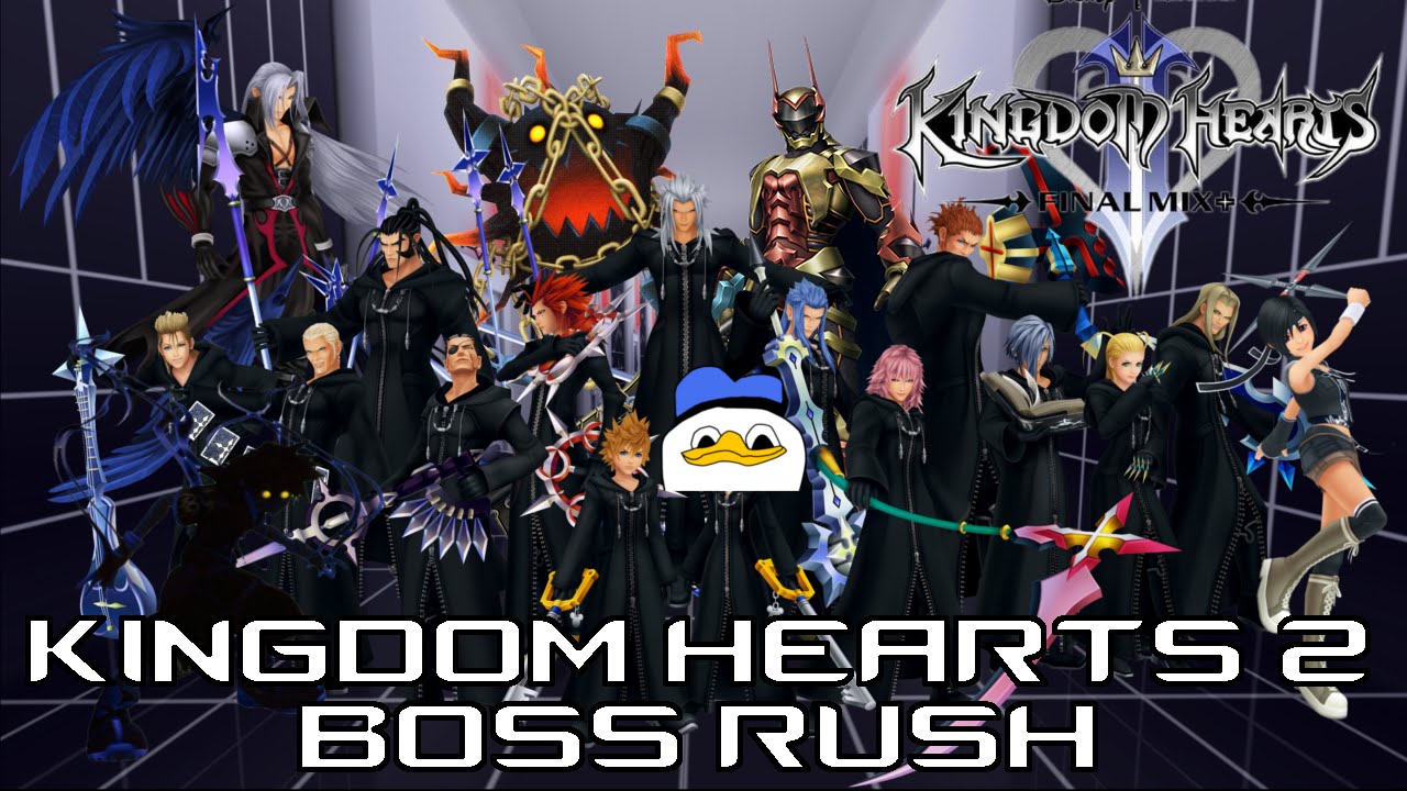 Kingdom Hearts 2 Final Mix BOSS RUSH | Hacked Cup Level 99 - YouTube