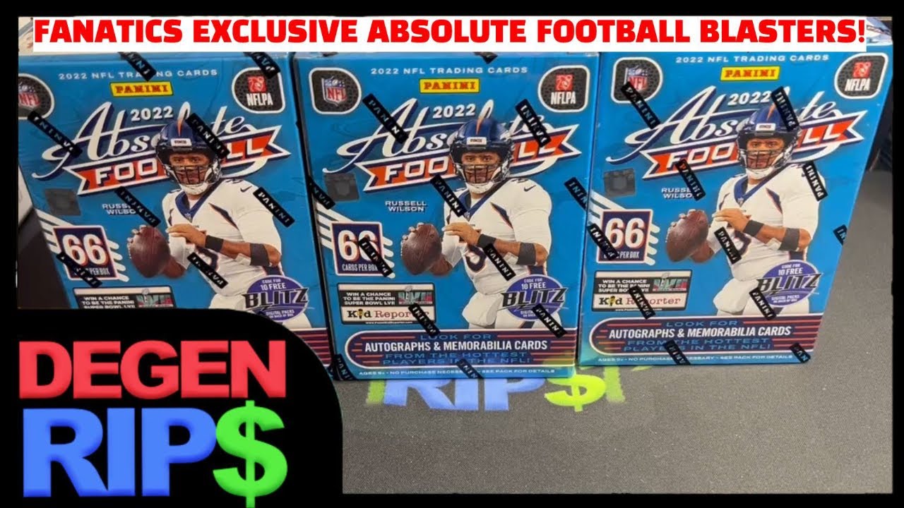 Fanatics Exclusive! 2022 Absolute Football Blaster Box Review! - YouTube
