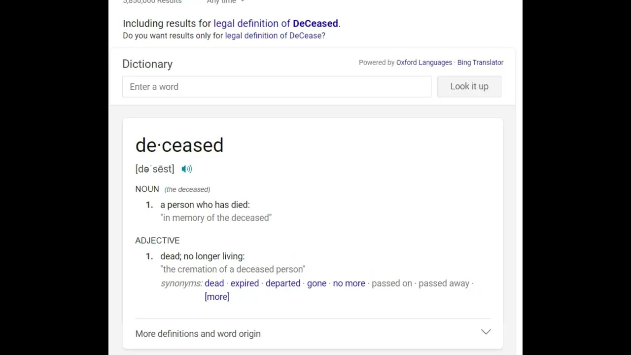 What Is Deceased Can You Decease Something That Wasn t Already what-is-deceased-can-you-decease-something-that-wasn-t-already