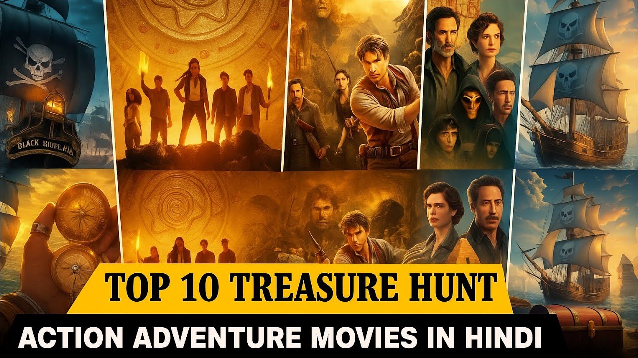 Top 10 Treasure Hunting Action Adventure Movies || Best hunting movies ...