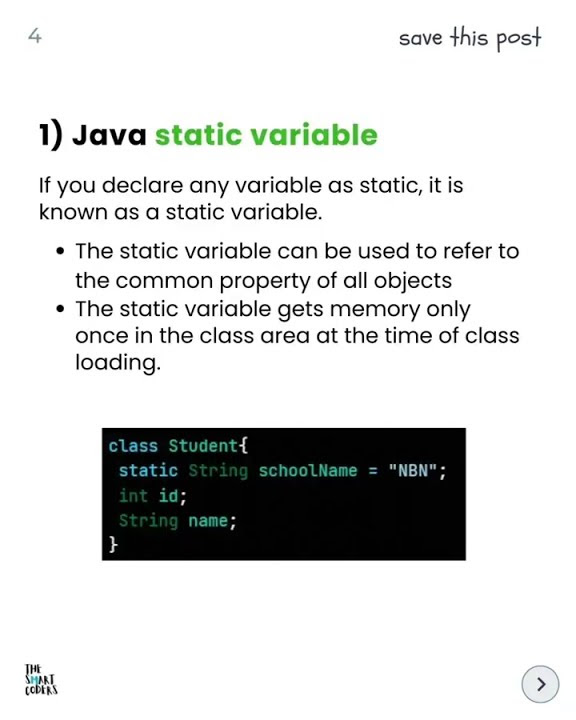 #25 Core Java - Static Keyword - YouTube