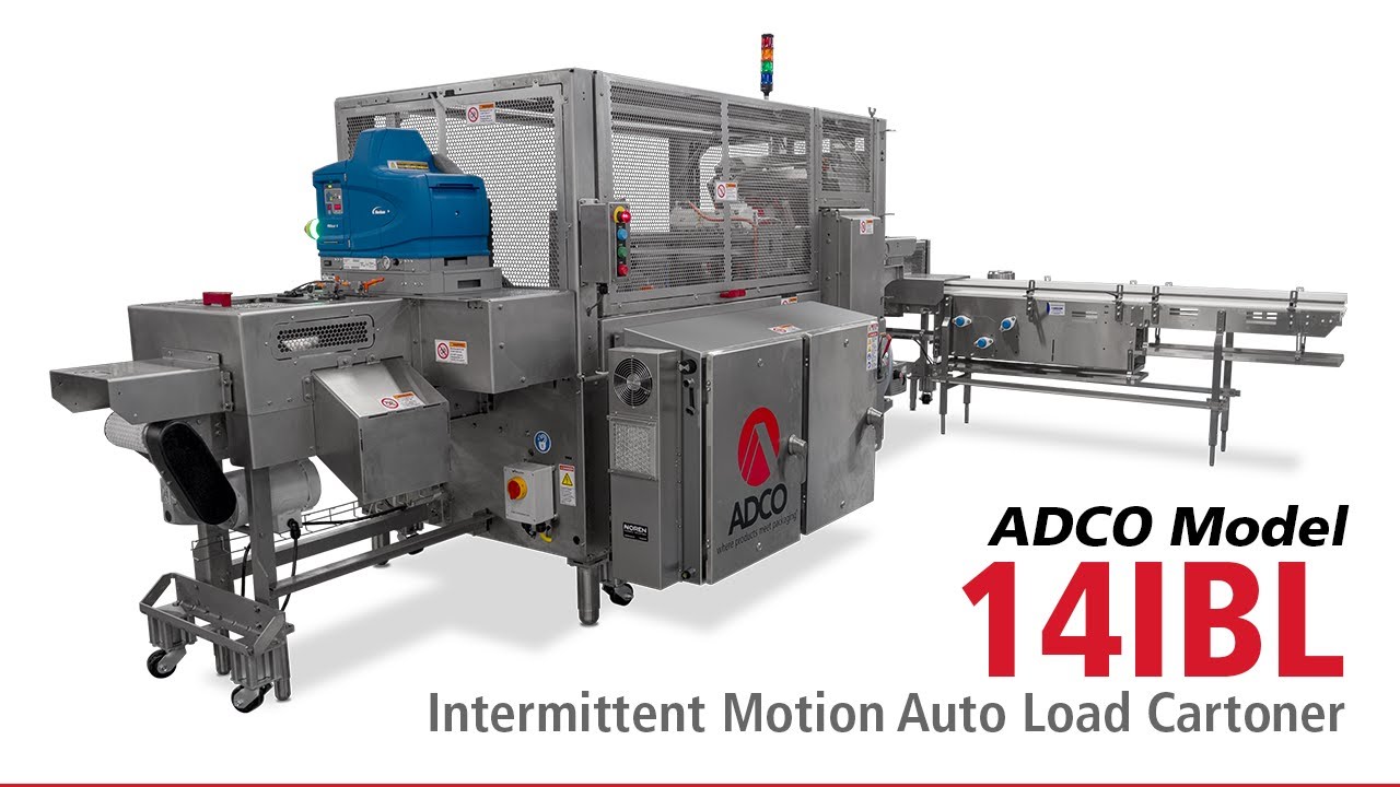ADCO Model IBL - Intermittent Auto Load Cartoner - YouTube