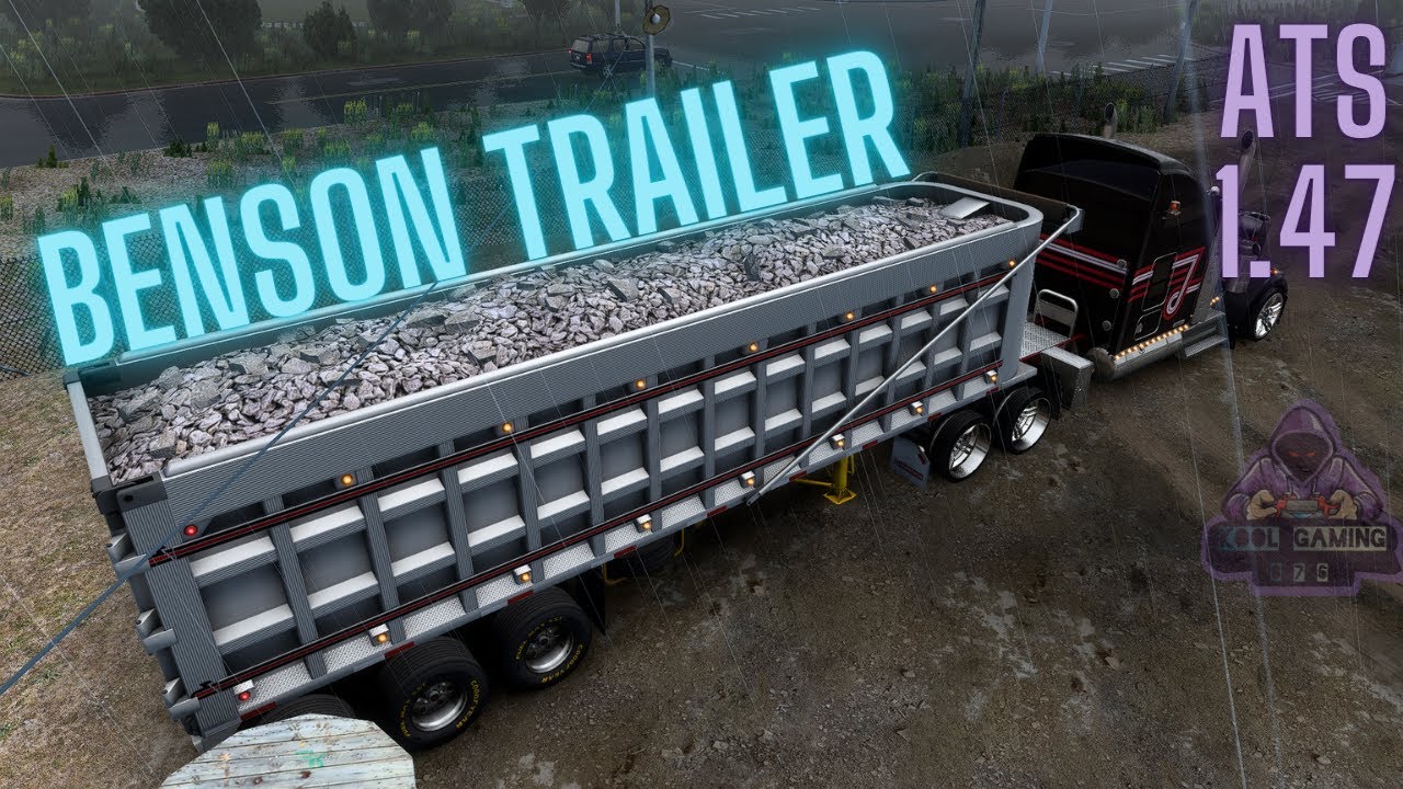 American Truck Simulator - BENSON Trailer / ATS 1.47 Public Beta - YouTube