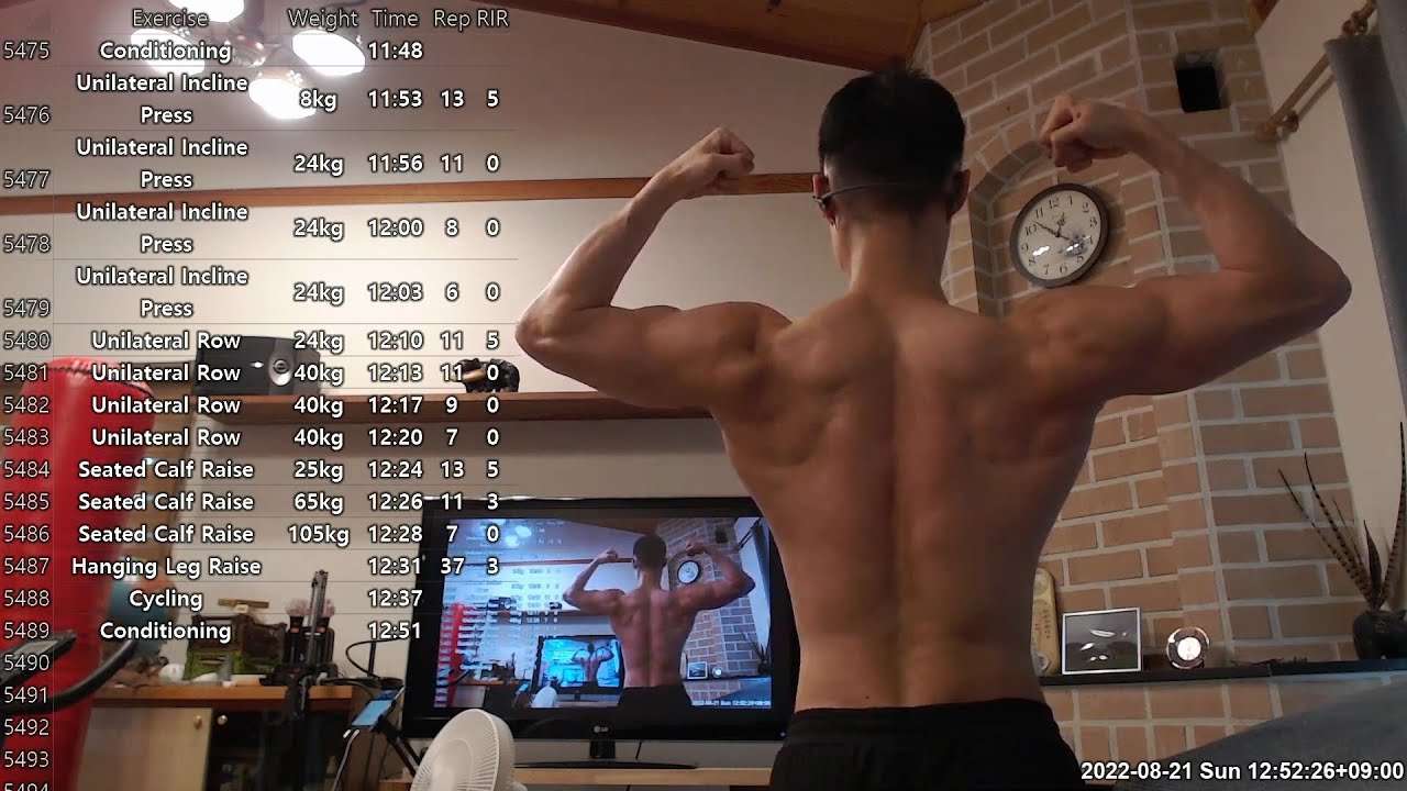 No. 199 Unilateral Incline Press, Unilateral Row, Seated Calf Raise ...