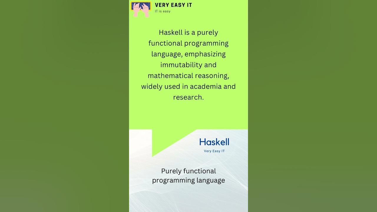 Haskell interesting facts | Very Easy IT | #programming #easy #facts #haskell - YouTube