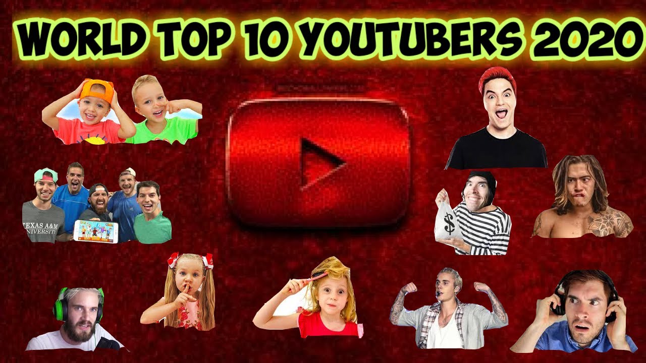 World Top 10 Youtubers -2020 I Who is No.1 Youtuber in the World I ...