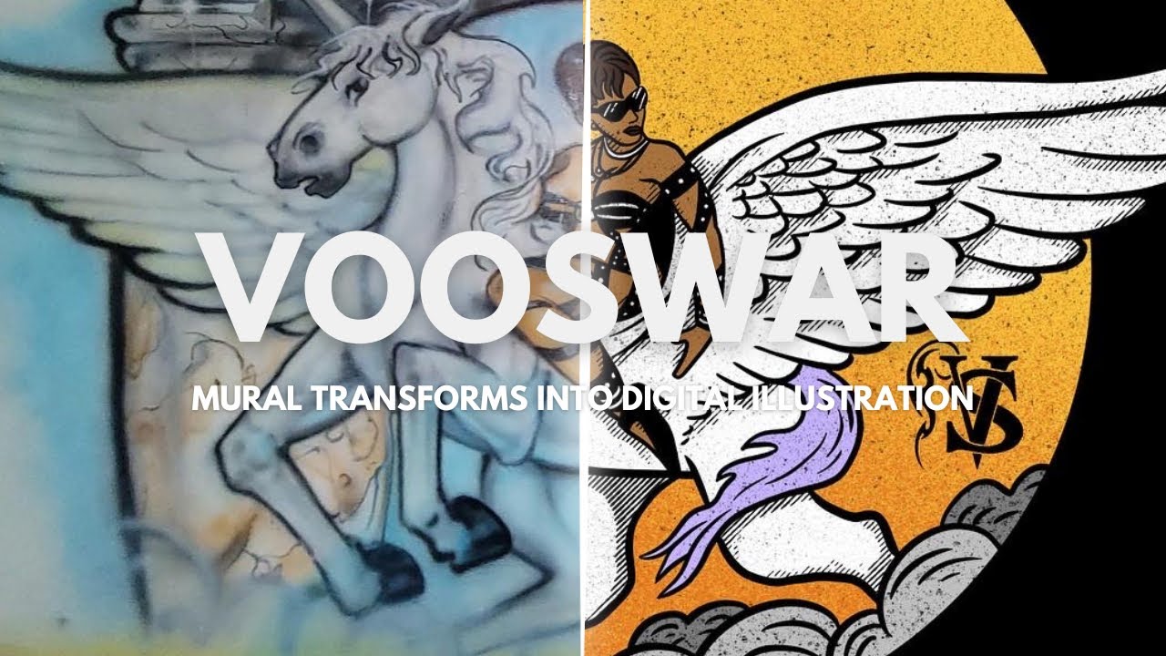 Transforming this Mural Into an Epic Event Poster - YouTube