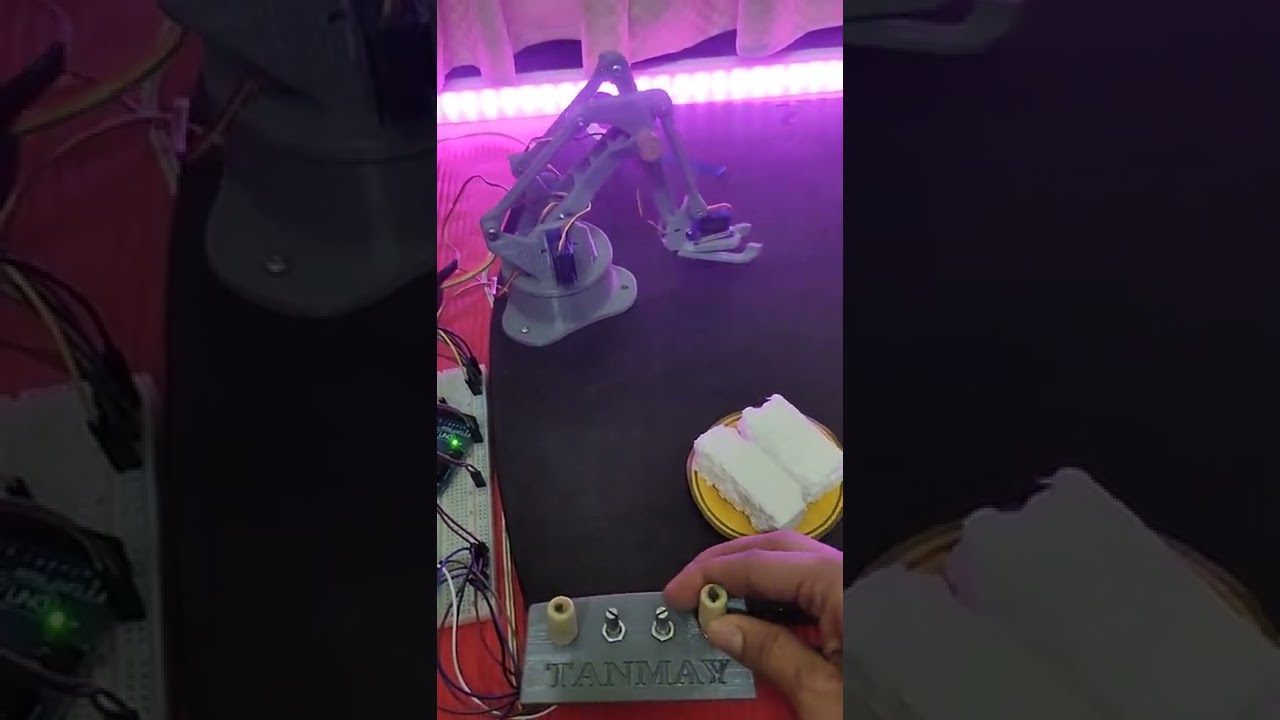4DOF 3D printed Robotic arm | Manual control | - YouTube