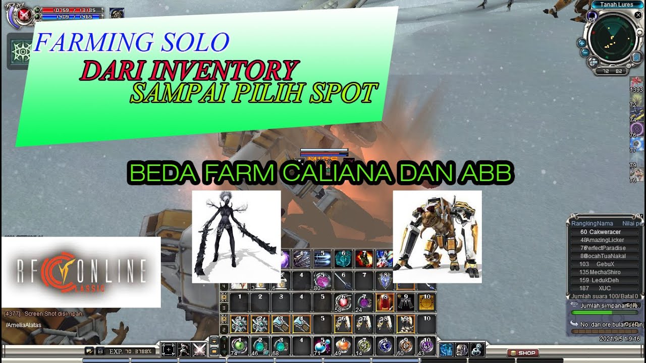 FARMING SOLO UNTUK MAP ETHER - RF CLASSIC INDONESIA - YouTube