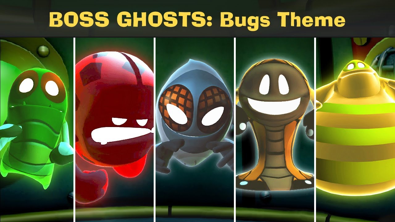 Luigi's Mansion 2 HD - ScareScraper - All Boss Ghosts: Bugs Theme - YouTube