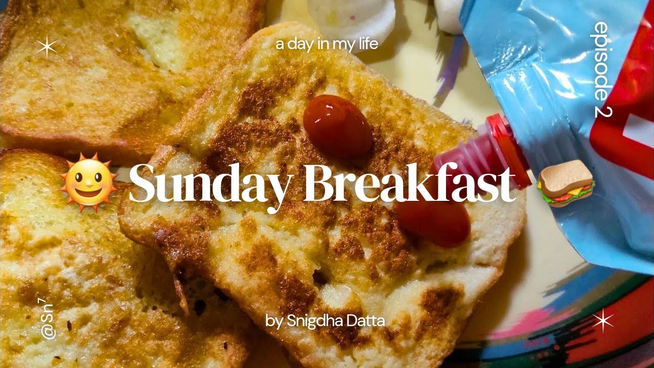 Cooking Sunday Breakfast As a Lazy Student 🍳👩‍🍳 || Reading Webtoon ...