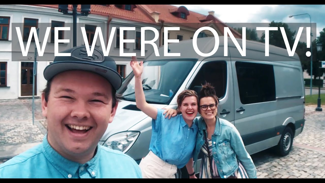 VAN LIFE LITHUANIA 3/10 - We were on Lithuanian TV LRT!! ROAD TRIP to ...