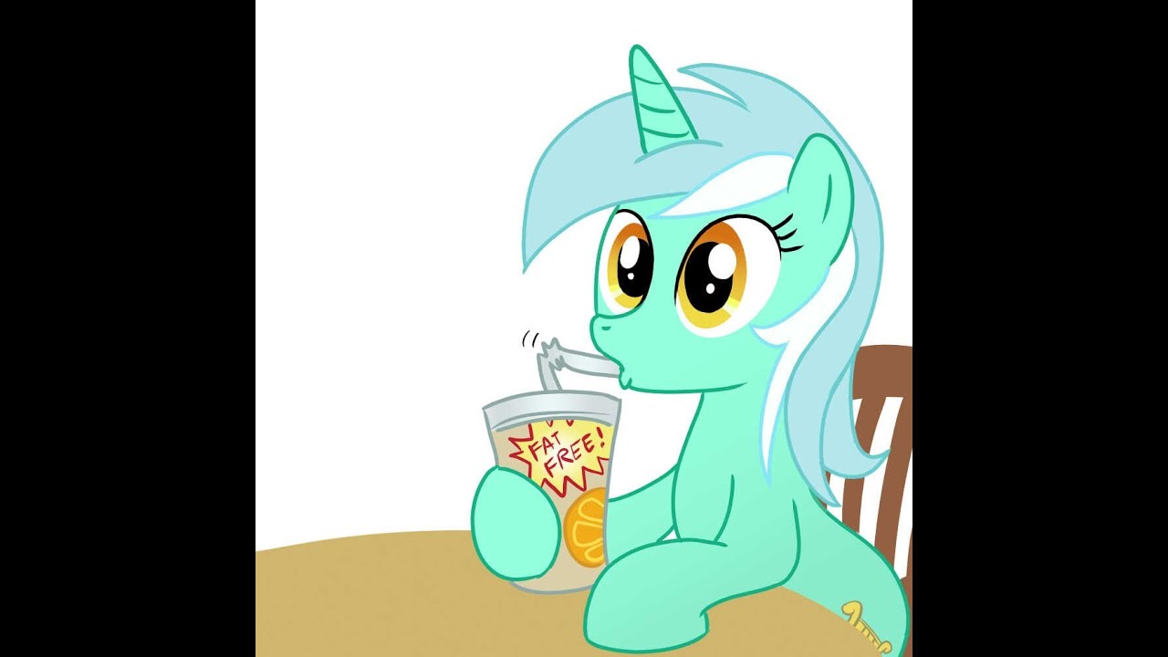 MLP FIM Lyra finds a blob on the Floor fan animation review time! - YouTube