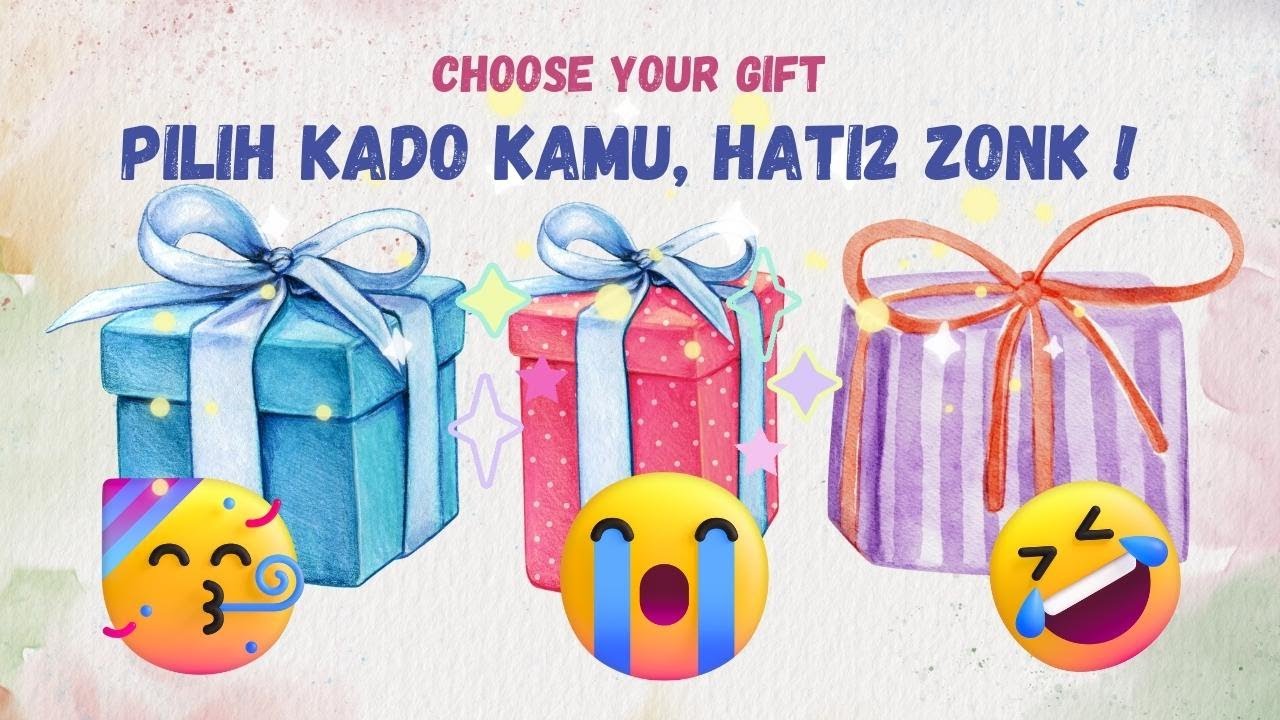 Pilih Kado Lucu 3 Bikin Ngakak 🤣 Pilih Kotak Hadiah Lawak 🎁 Choose Your ...